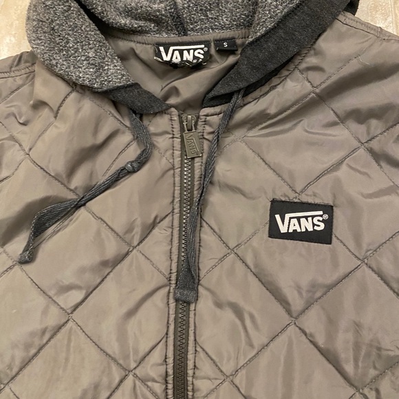 Vans | Jackets & Coats | Vans Mens Small Puffer Jacket With Hood | Poshmark